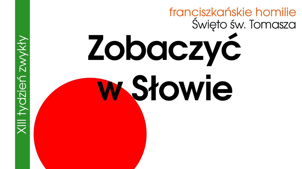 Zobaczyć w Słowie: 3 VII 2023 | Franciszkanie TV